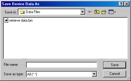 How to Retrieve Master Device Data from a Job